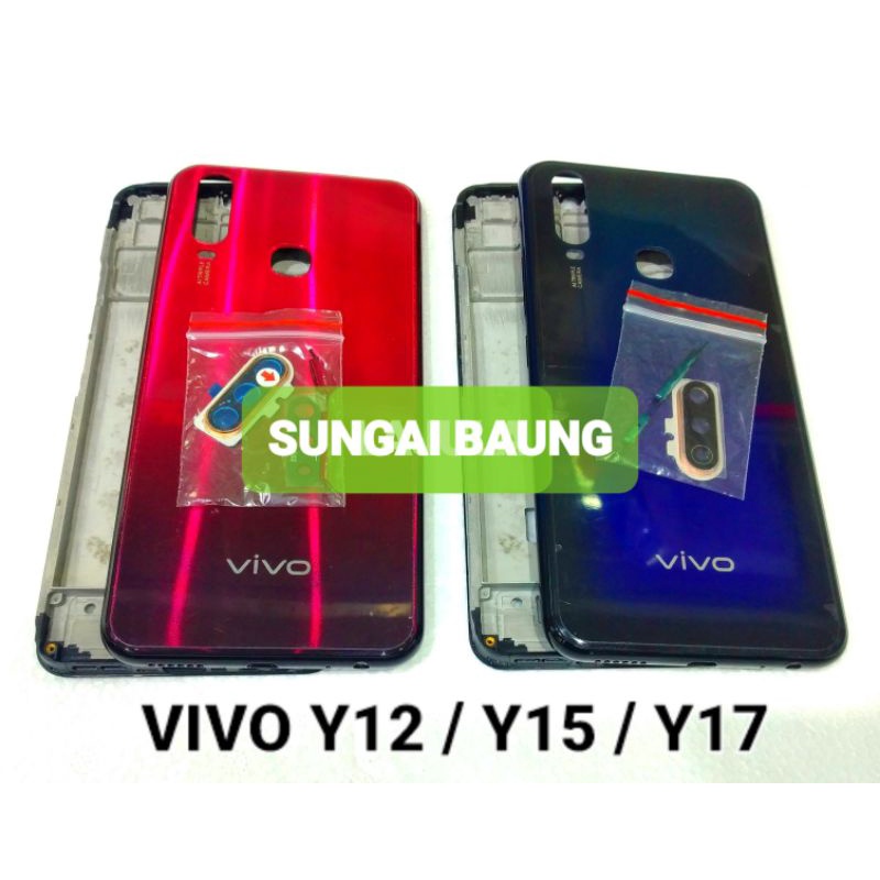 Jual kesing housing casing full set vivo y12 / y15 / y17 frame + kesing | Shopee Indonesia