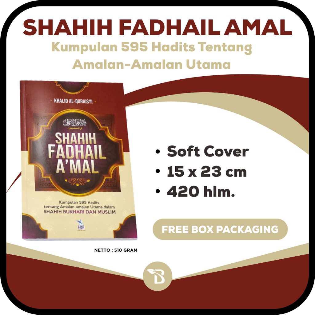 Jual Shahih Fadhail Amal Kumpulan Hadis Amalan Utama Dalam Shahih ...