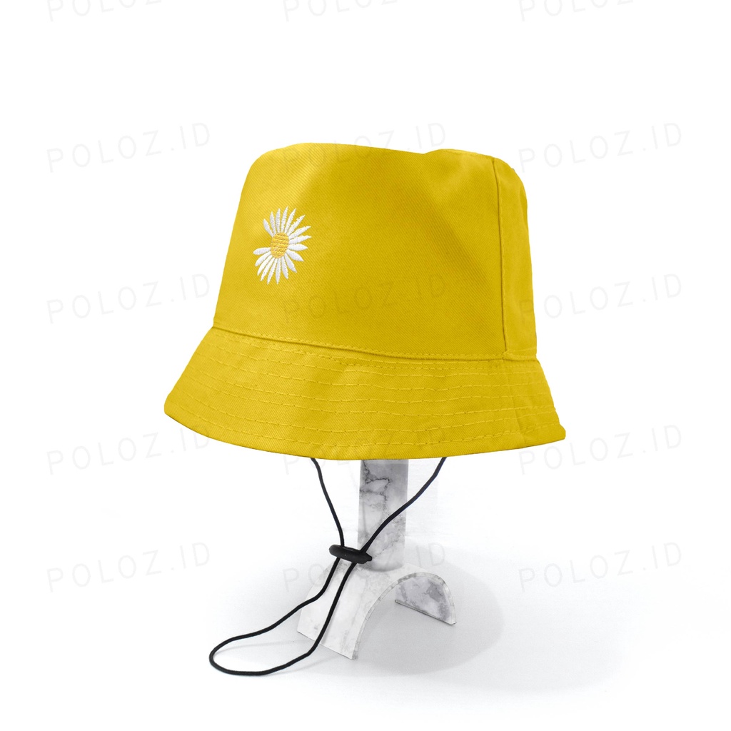 Jual TOPI BUCKET TALI ANAK MOTIF BUNGA BORDIR BUNGA TOPI BUCKET ANAK ...