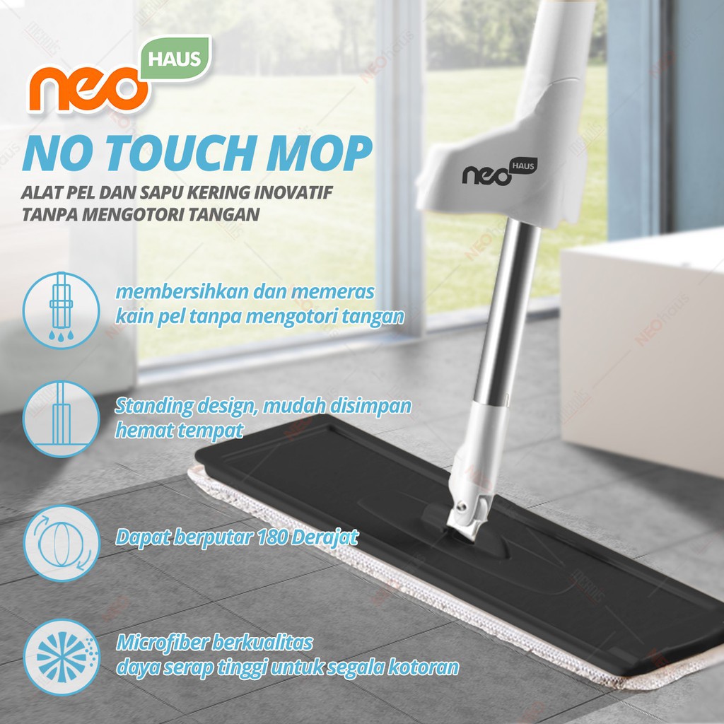 Jual Dont Touch Mop 2in1 Elite Alat pel dan Sapu Original Korea By ...