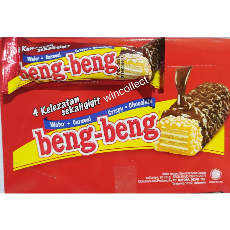 Jual BENG BENG Wafer/1 kotak (17 bungkus)/wafer coklat caramel/wafer beng beng | Shopee Indonesia