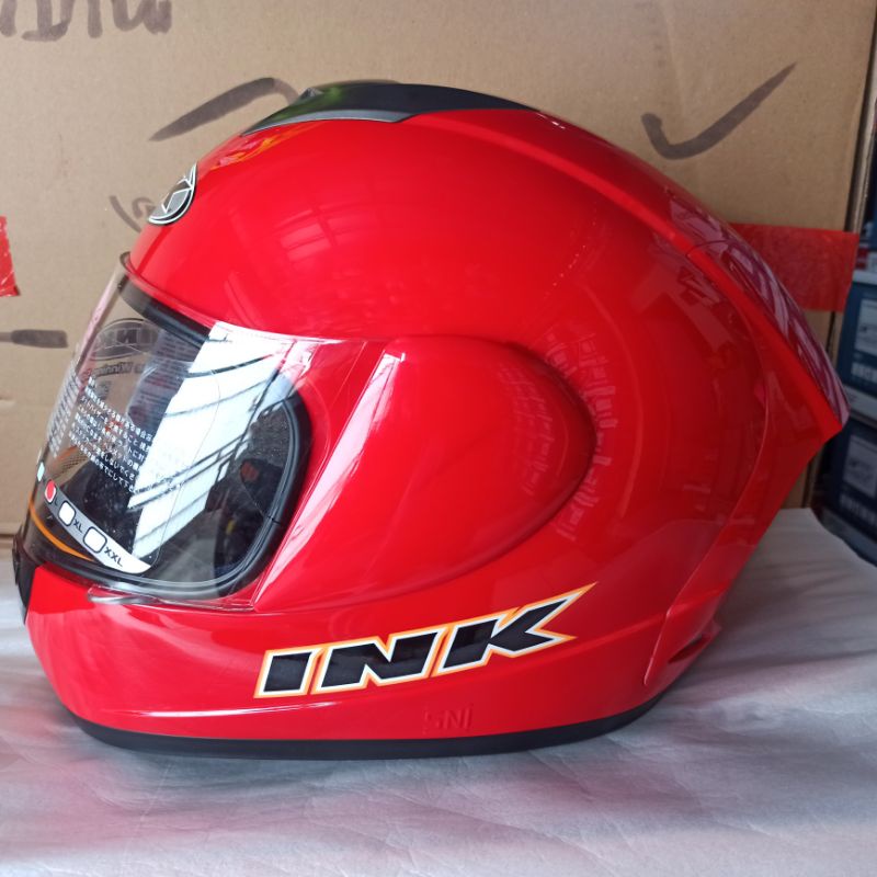 Jual helm INK Fullface CL Max solid Black Doff | Shopee Indonesia