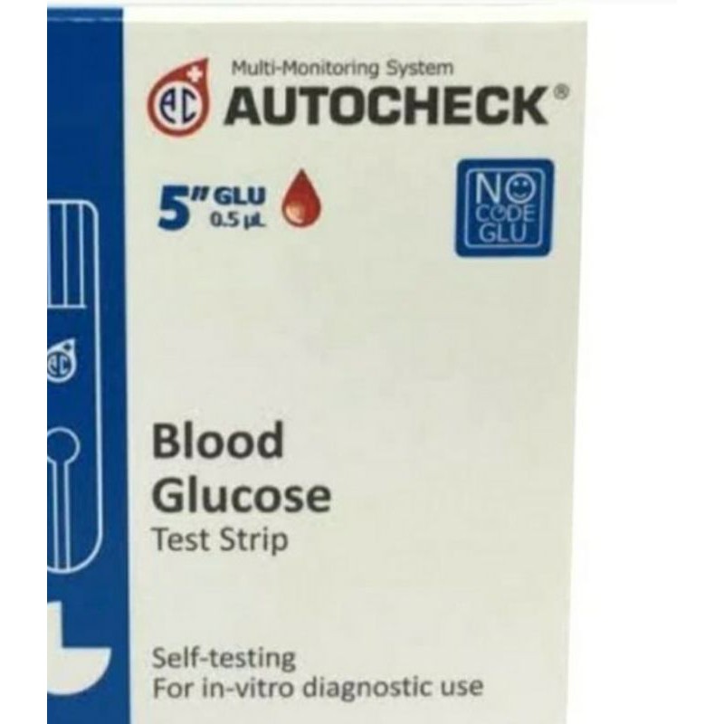 Jual auto check strip glucose(gula) | Shopee Indonesia