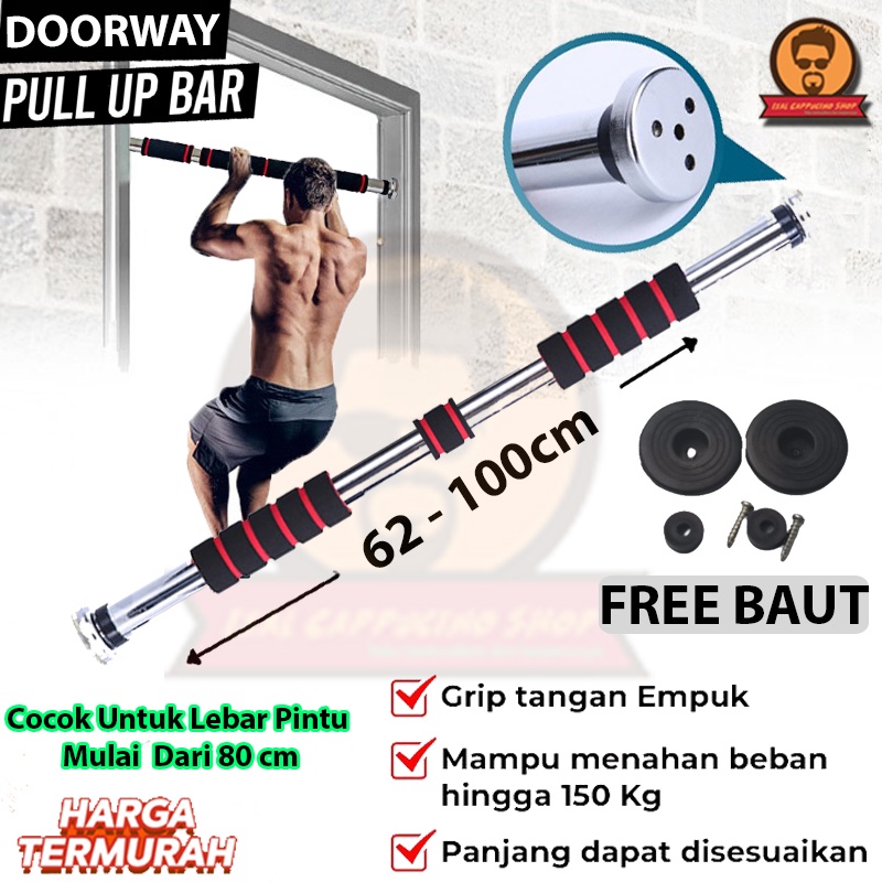 Jual Pull Up Bar - Tiang Pull Up - Door Chinning Bar Kettler - Alat ...