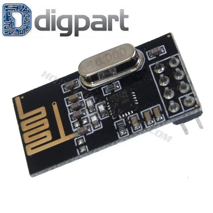Jual NRF24L01- NRF24L01 WIRELESS 2.4GHZ DATA TRANSCEIVER MODULE ...