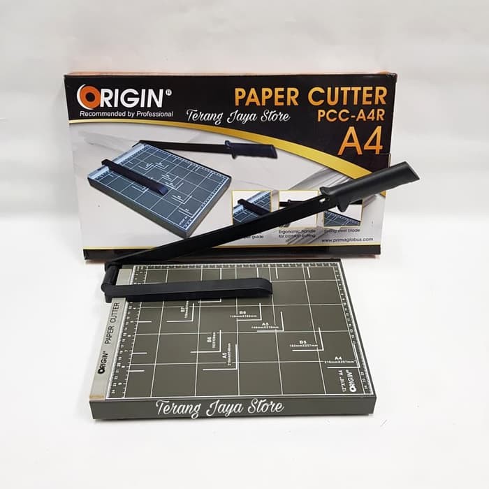 Jual Termurah Alat Pemotong Kertas A4 Paper Cutter A4 Origin Hitam