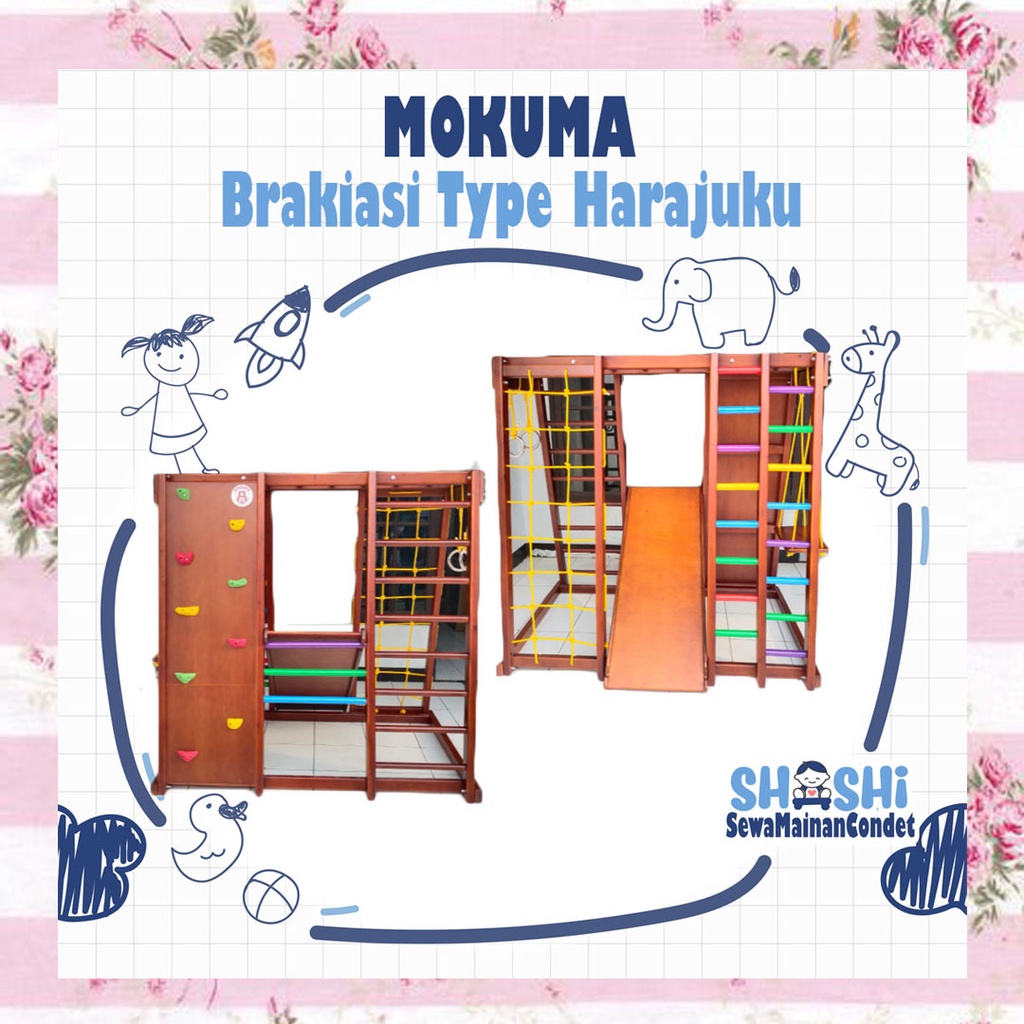 Jual Sewa Mokuma Brakiasi Type Harajuku | Shopee Indonesia