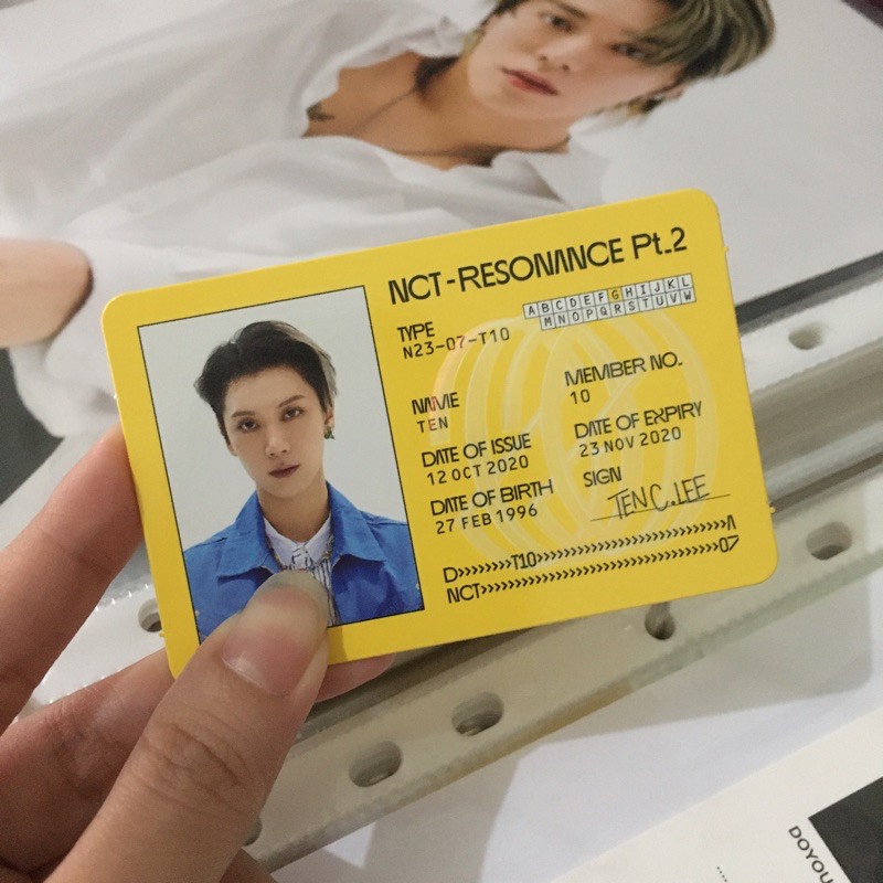 Jual ID Card Ten NCT 2020 Departure Version | Shopee Indonesia