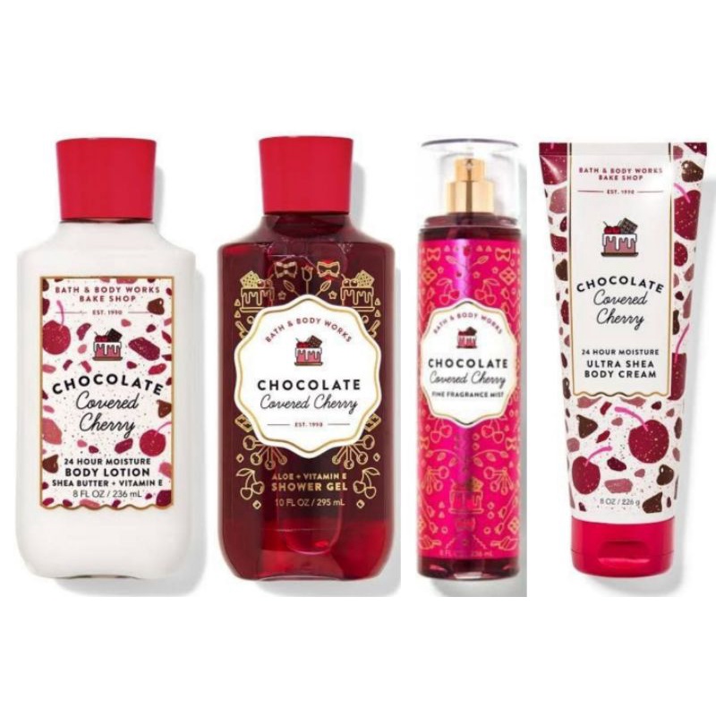 Jual BBW Bath and Body Works CHOCOLATE COVERED CHERRY collection ...