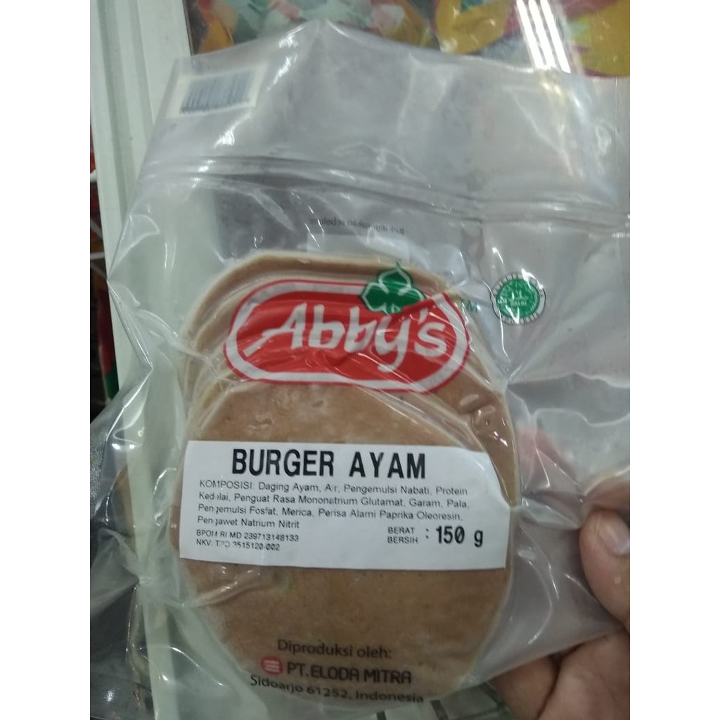 Jual ABBYS Burger Ayam Daging Burger 6 pcs 150Gram Beef | Shopee Indonesia