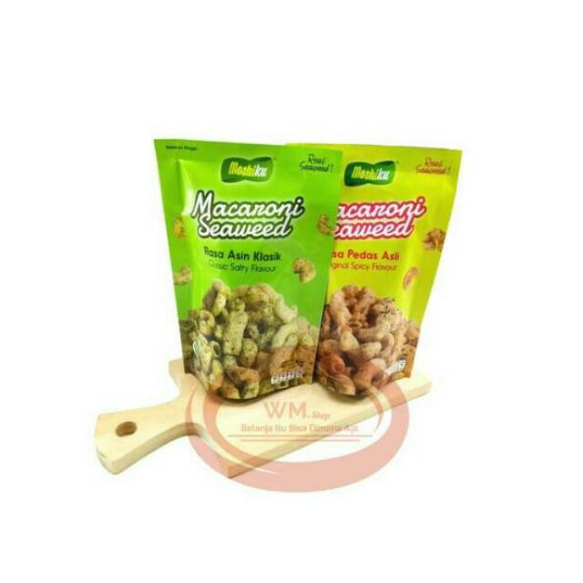 Jual Moshiku - Makaroni Krispi Dengan Bumbu Rumput Laut - 50gr | Shopee ...