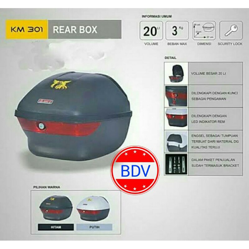 Jual Box KMI 301 (Top Box KMI 301) | Shopee Indonesia