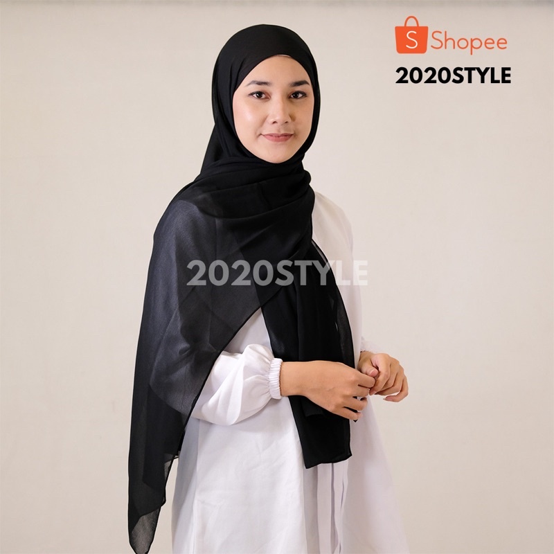 Jual Tabriiz Hijab Pashmina Polos Ceruti Baby Doll Pasmina Premium Hijab 180x75cm | Shopee Indonesia