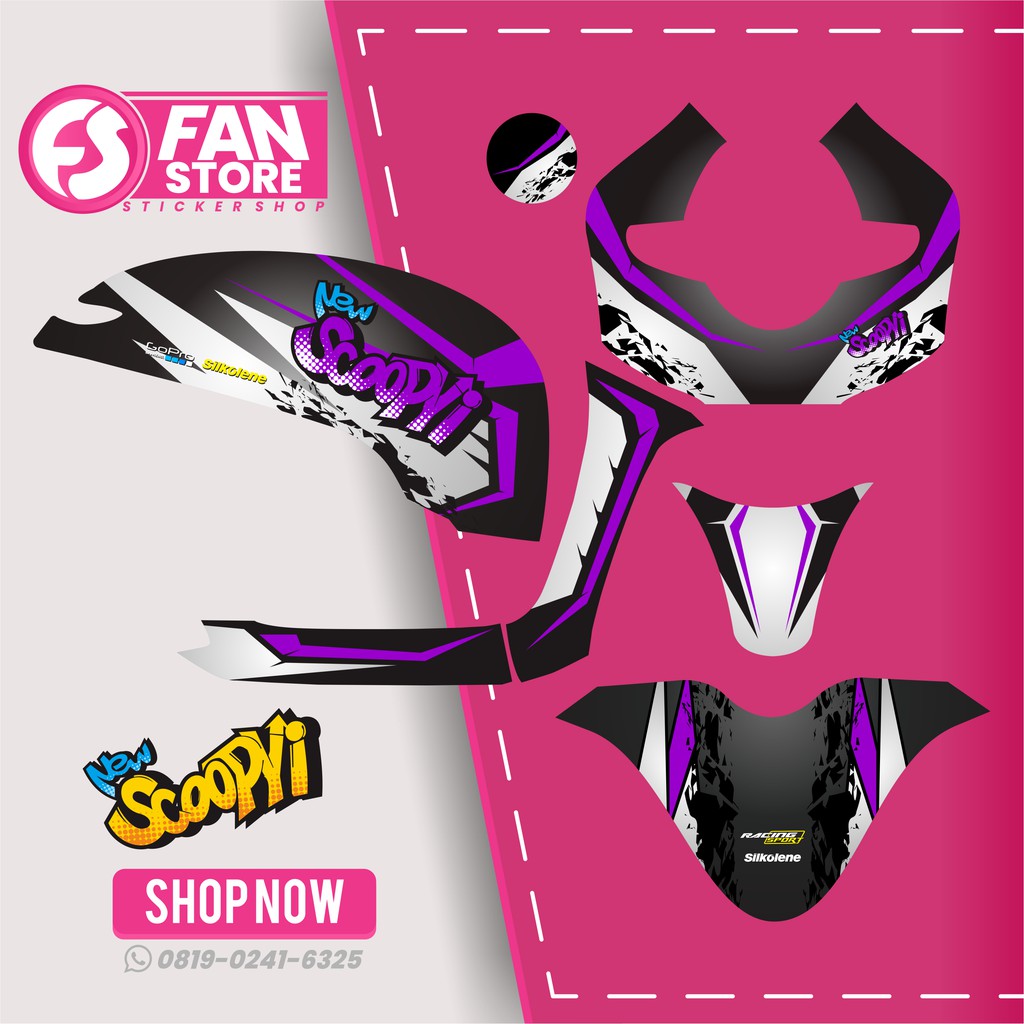 Jual Stiker Decal Scoopy New - Sticker Decal Honda Scoopy New Full Body ...