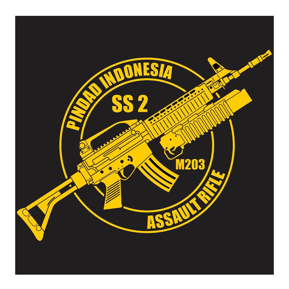 Jual Pindad SS2 series 6 Cutting Sticker | Shopee Indonesia
