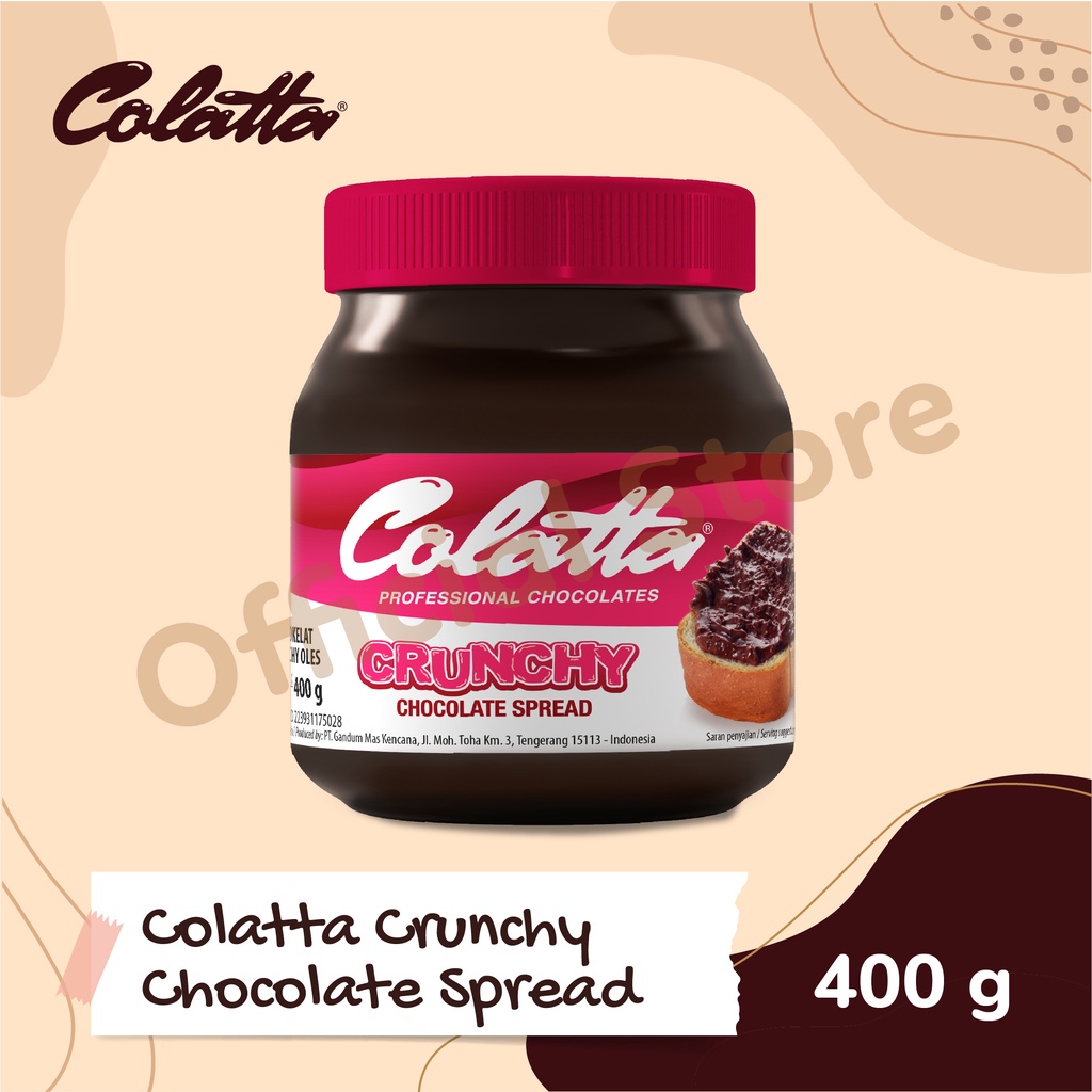Jual Colatta Crunchy Chocolate Spread 400g | Shopee Indonesia