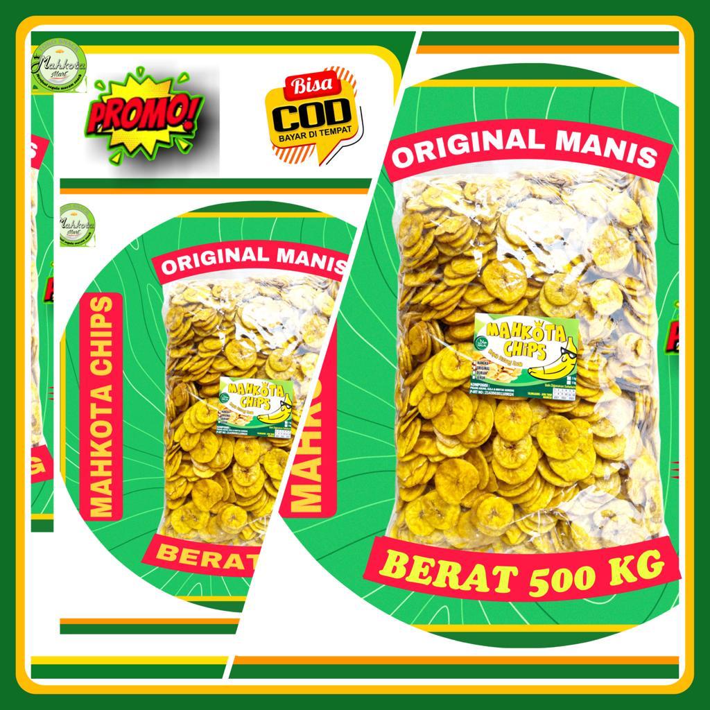Jual ( ISI 500 GR ) KERIPIK PISANG RASA JERUK, KRIPIK PISANG KOIN ...