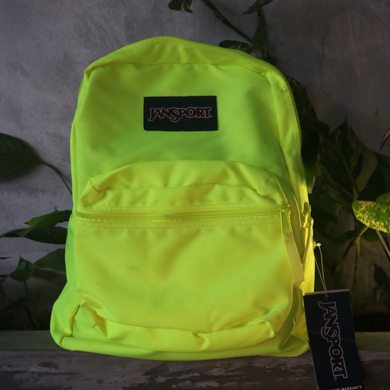 Jual Jansport Exposed Neon yellow Original | Shopee Indonesia