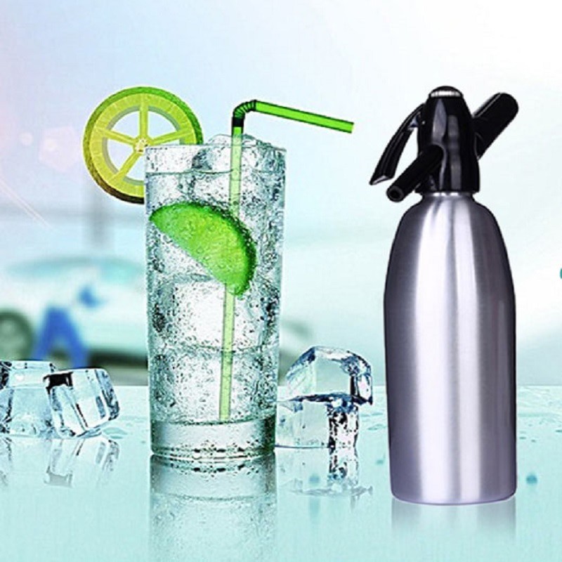 Jual Soda Syphon Isi 1 Liter Pembuat Soda Maker Bottle Dispenser C2O ...