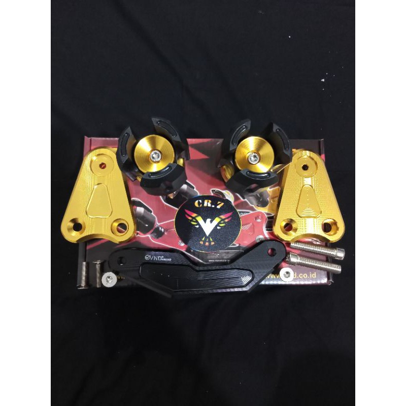 Jual TERLARIS: FRAME SLIDER JALU KNALPOT WARNA GOLD NMAX,AEROX,PCX,LEXI ...