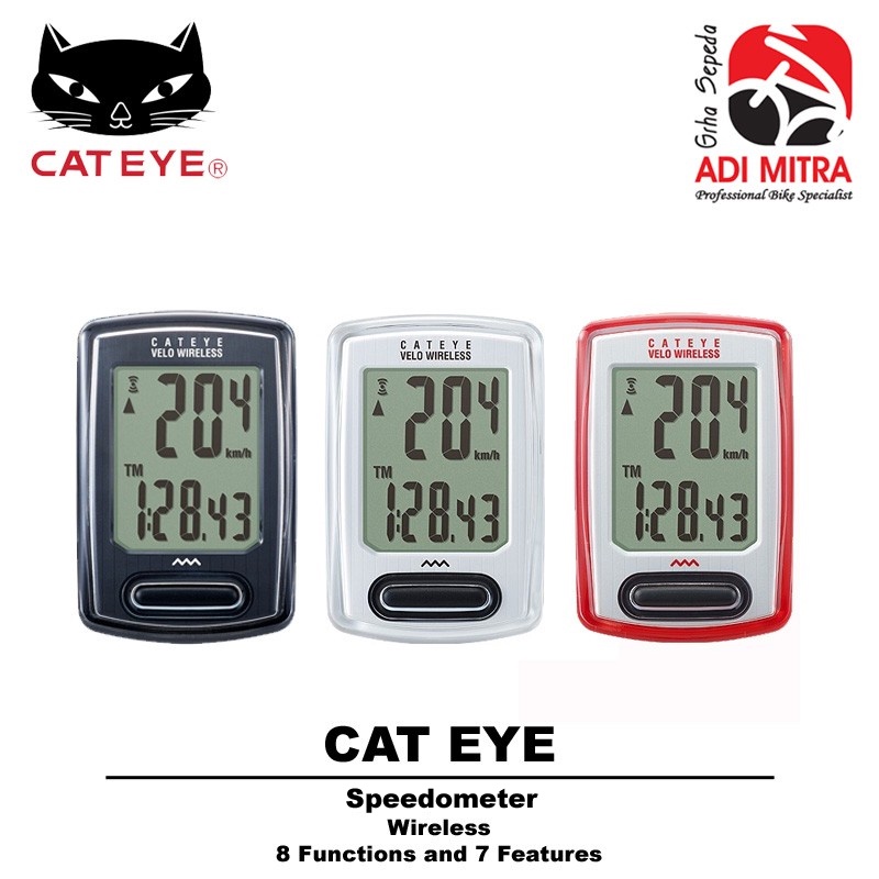 Jual Cateye Velo Wireless Speedometer Sepeda CC-VT230W | Shopee Indonesia