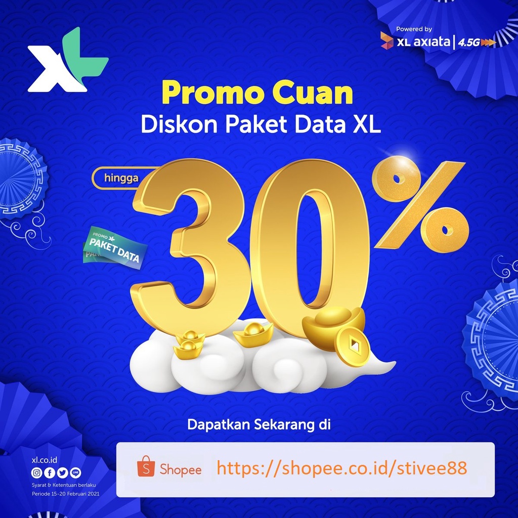 Jual xl data cuan MURAH | Shopee Indonesia