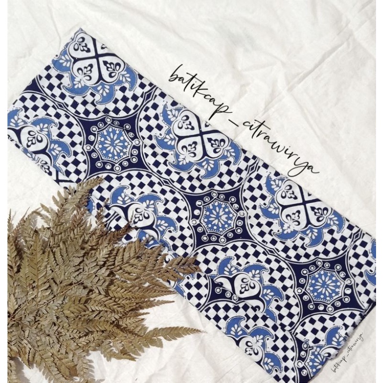 Jual Kain batik CAP Garutan dua warna Biru. | Shopee Indonesia