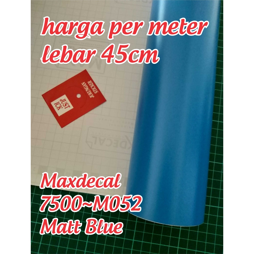 Jual Stiker Matte Doff - Skotlet Max decal Dop Biru - Sticker Maxdecal ...