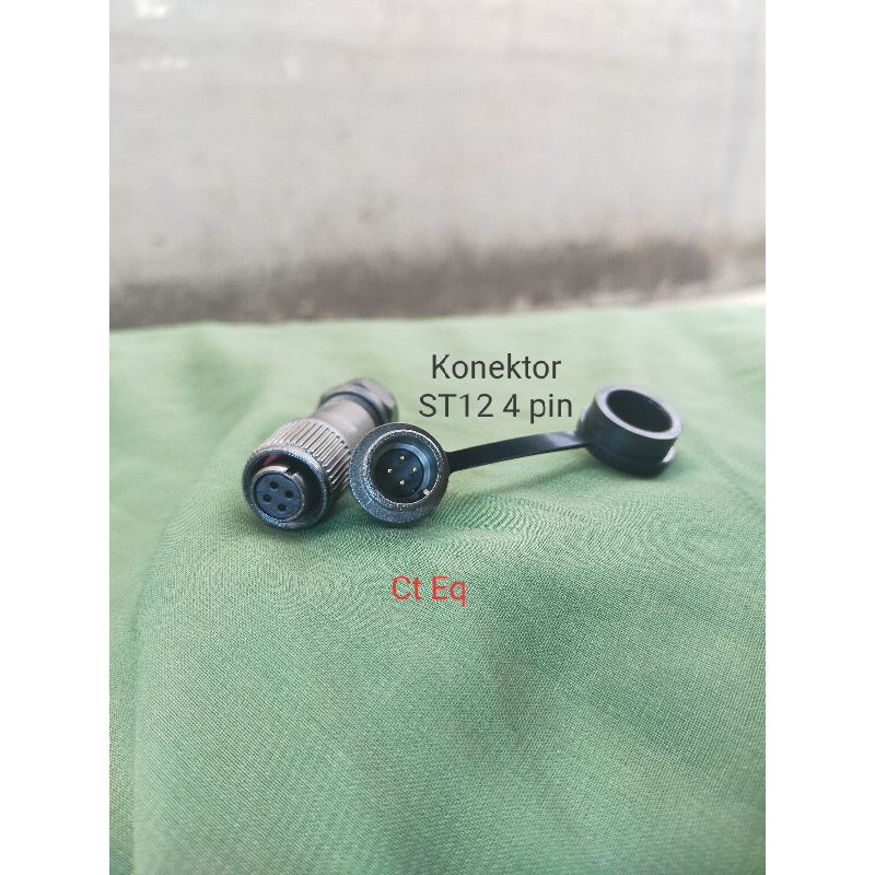 Jual Konektor ST12 4 Pin Plug dan Socket M12 Panel Mount | Shopee Indonesia