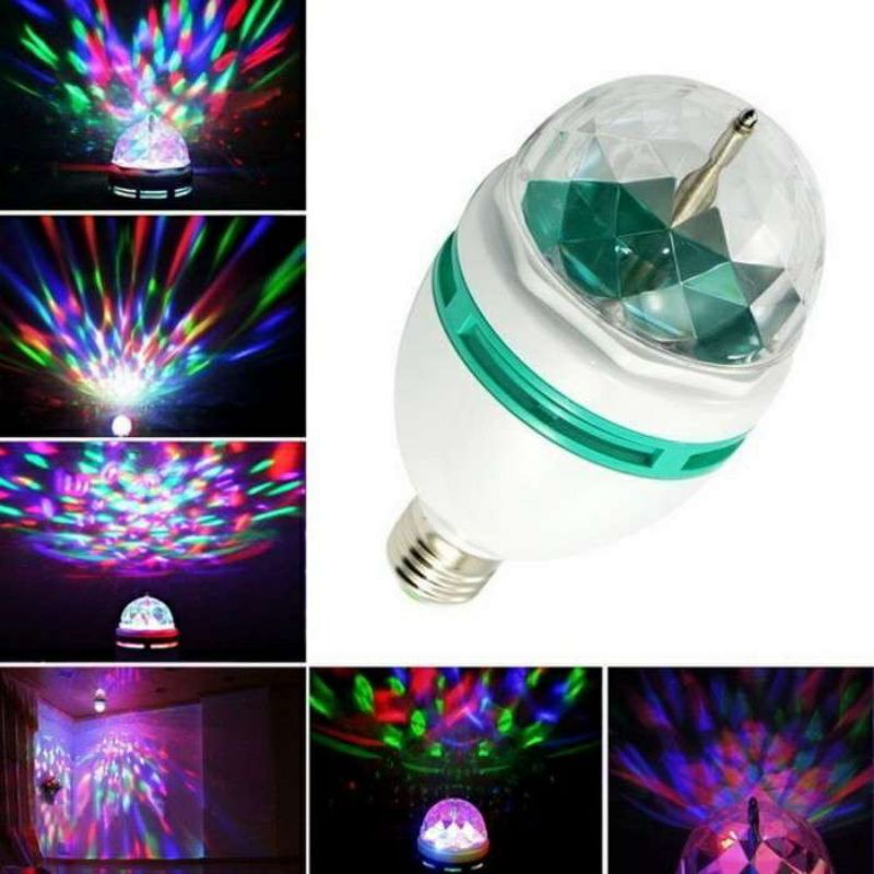 Jual Lampu Disko Putar Full Colour Rotating Party Lamp LED ...
