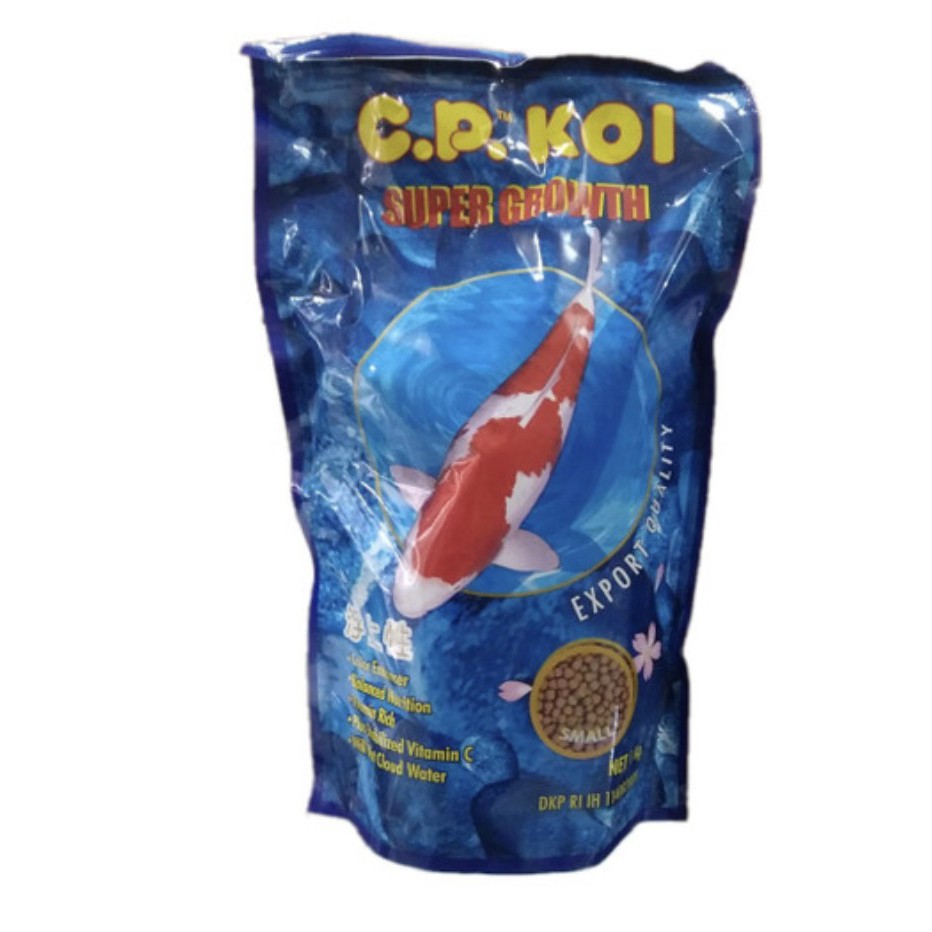 Jual CP Koi Super Growth Small S 1Kg Makanan Pakan pelet Ikan fish food ...