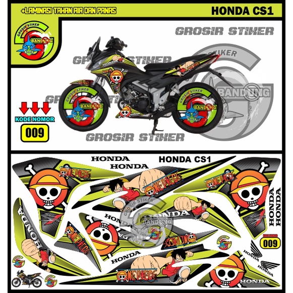 Jual STRIPING VARIASI STIKER MOTOR HONDA CS1 ONEPIECE | Shopee Indonesia