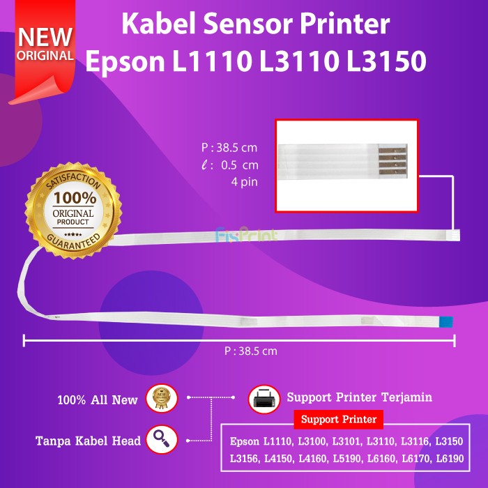 Jual Kabel Sensor Print Head Epson L3110 L1110 Printer L3150 L4150 ...