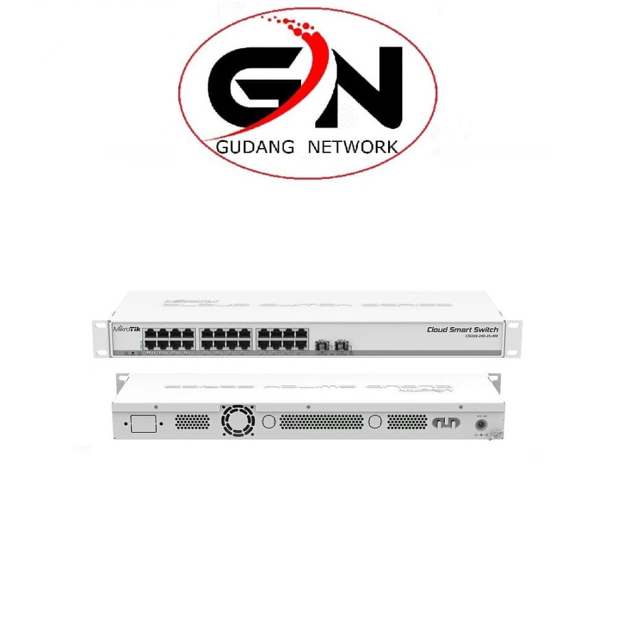 Jual MIKROTIK CSS326-24G-2S+RM 24 port gigabit ethernet + 2 SFP+ ...