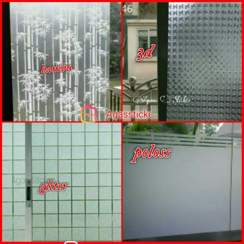 Jual Stiker kaca film sticker kaca sanbalas sticker kaca motif varian ...