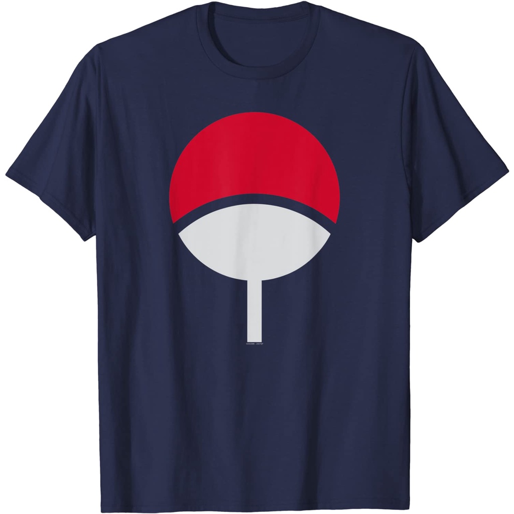 Jual Kaos Baju Naruto Shippuden Sasuke Uchiha Symbol T-Shirt | Shopee ...