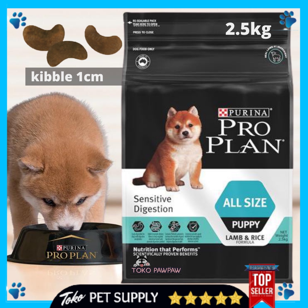 Jual Makanan Anak Anjing Purina Pro Plan Puppy 2.5kg All Breed Lamb and ...