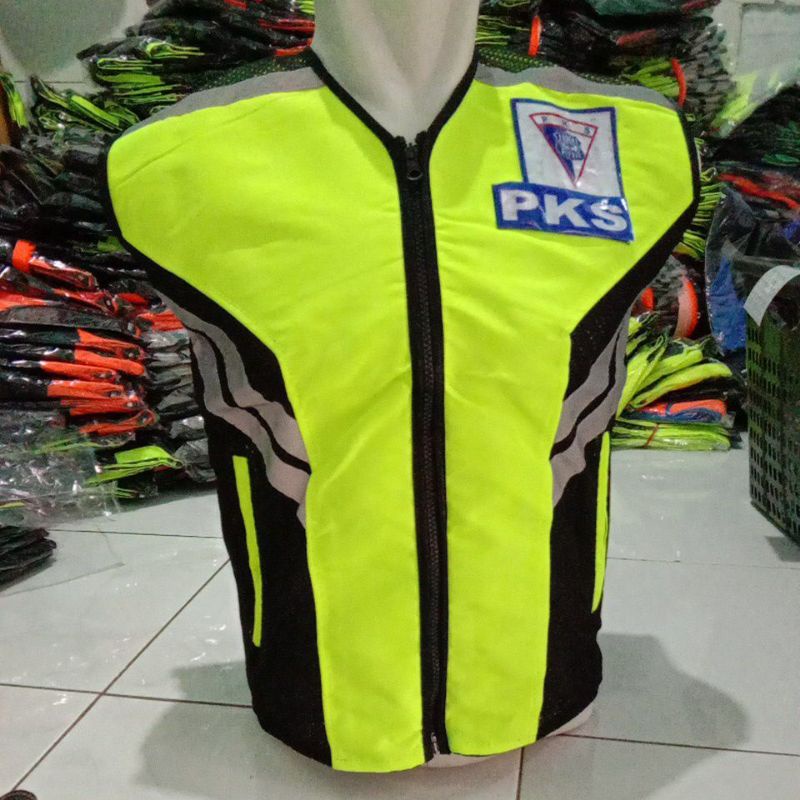 Jual Rompi PKS patroli keamanan sekolah hijau neon | Shopee Indonesia