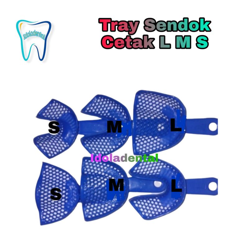 Jual Dental Tray Sendok Cetak Gigi Stainless Steel | Shopee Indonesia
