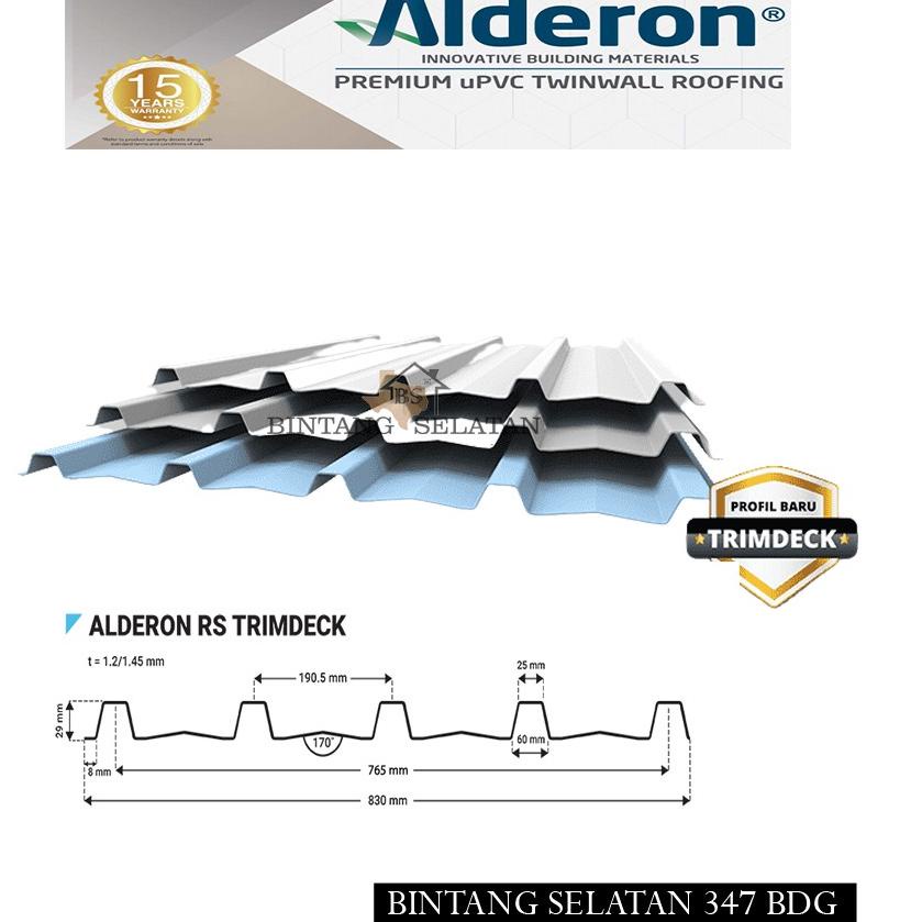 Jual Stok terbatas!.. ALDERON RS GRECA ROMA ATAP UPVC SINGLE LAYER ...