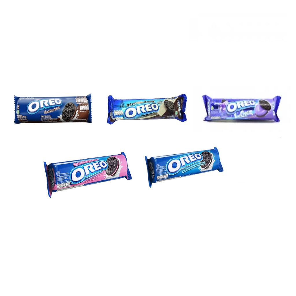 Jual KRAFT OREO Biskuit Cookies 137 gram - Oreo Vanila Cokelat ...
