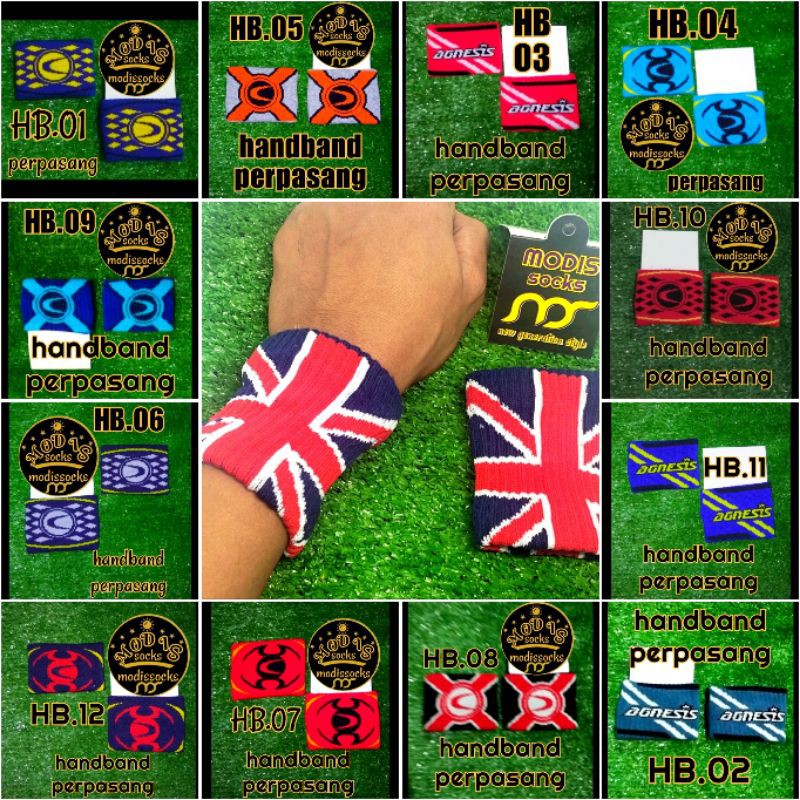 Jual handband | wristband | handband polos | deker tangan | handband ...