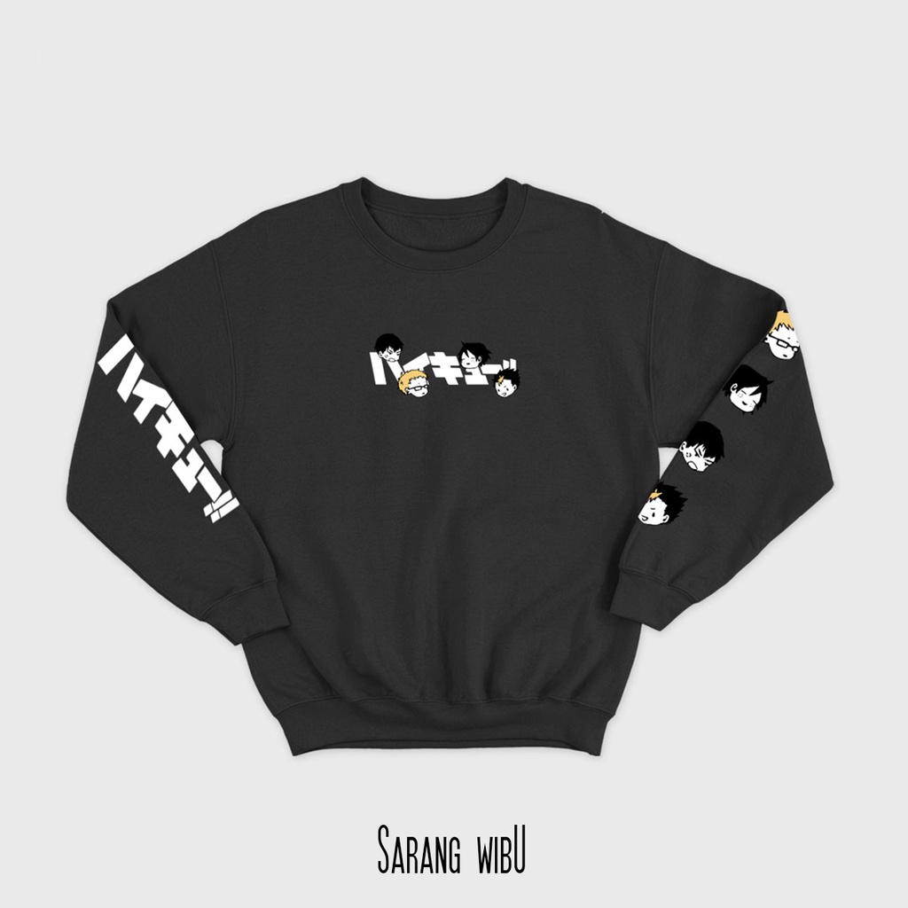 Jual SARANGWIBU - Haikyuu Basic Sweater / Switer / Sweter Crewneck ...