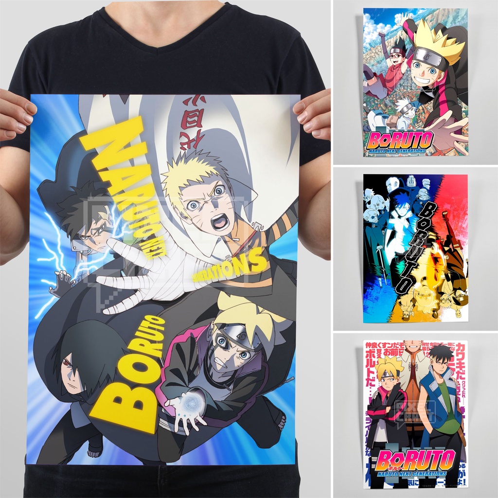 Jual Poster Dinding Anime BORUTO THE NEXT GENERATIONS Size - A3 ...