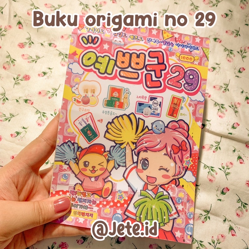 Jual jete.id READY BUKU ORIGAMI SNACK KOREA VIRAL POCKY buku papercraft ...