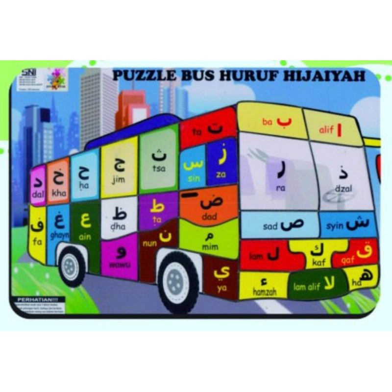 Jual Game Education: Puzzle Mengenal Huruf Hijaiyah ( Bus ) | Shopee ...