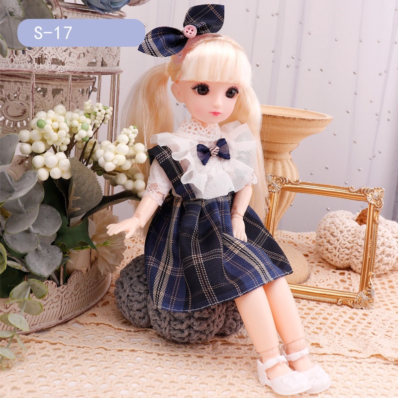 Jual FAVO Mainan Anak Boneka Seri (S U) BJD Doll 30cm Cute DIY Girls ...