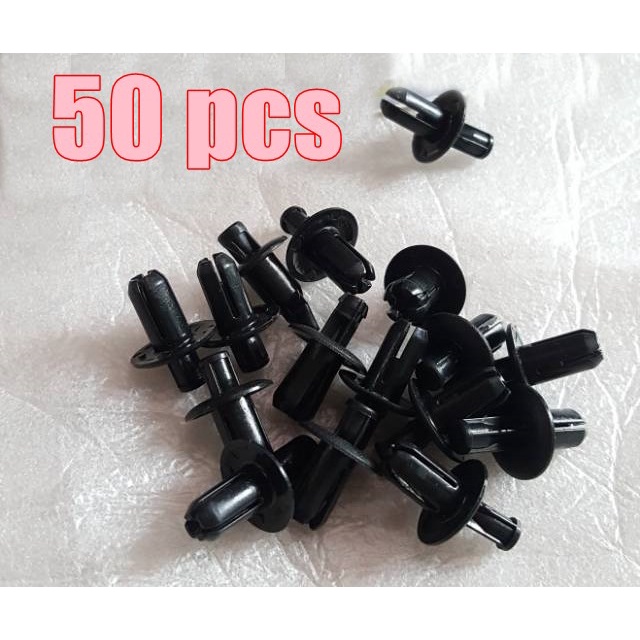 Jual 50 Baut-Baud Kancing-Klip Body Plastik Rivet Tumpul Bentuk ...