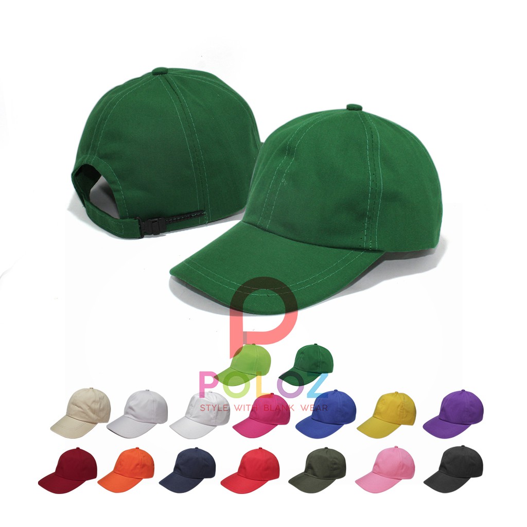 Jual topi polos anak topi anak murah topi anak warna merah kuning hitam ...