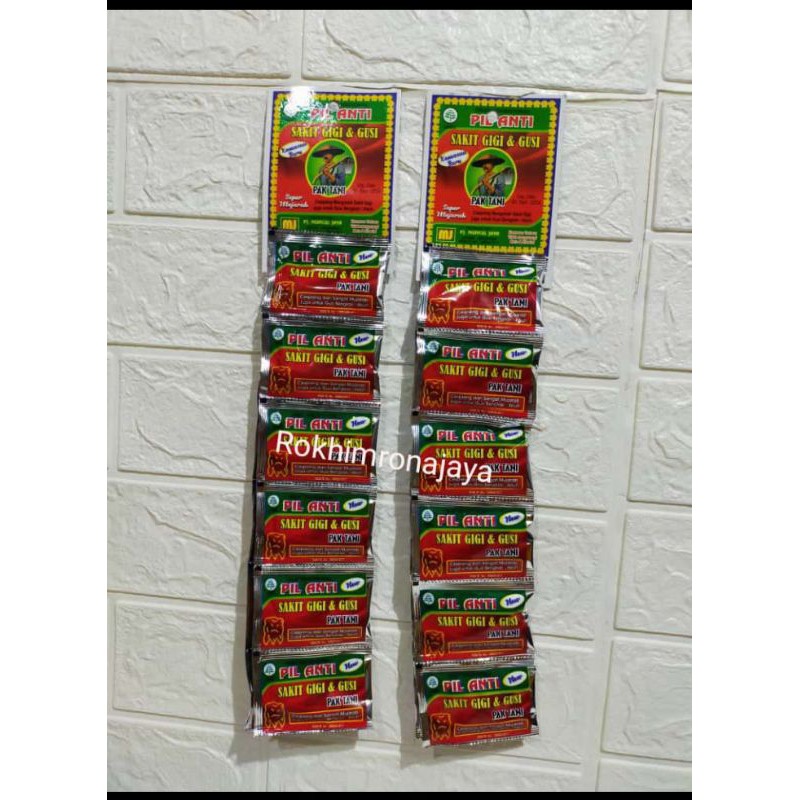 Jual Pil Pak TANI /OBAT SAKIT GIGI DAN GUSI BENGKAK ORI 100% | Shopee ...